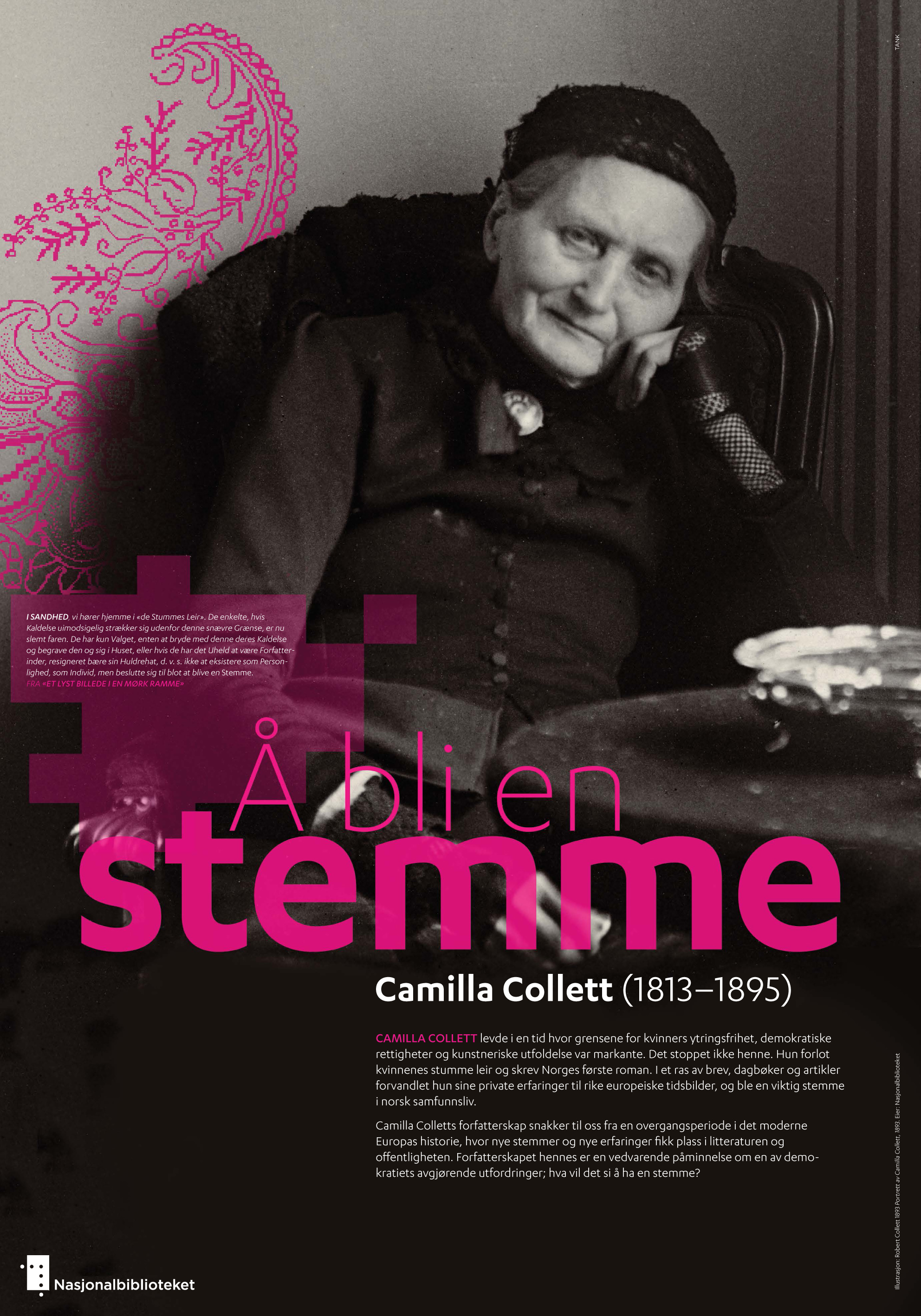 2013: Å bli en stemme. Camilla Collett 1813 - 1894 - Bibliotekutvikling